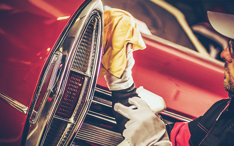 Preparing for a Car Show